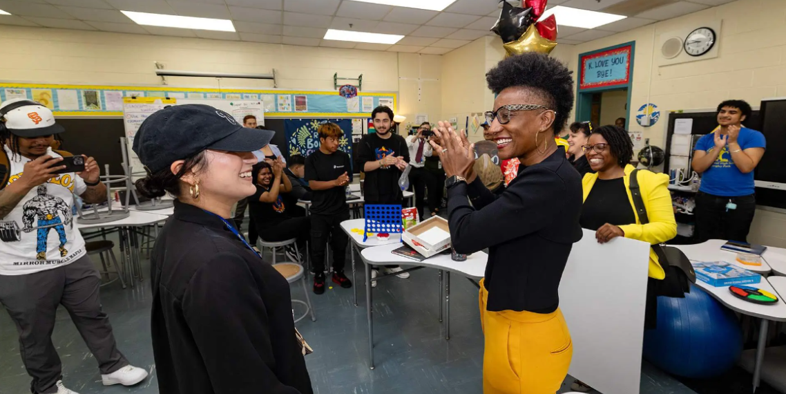 School Day Surprise: 3 Alums Honored for Classroom Impact | UMD College ...