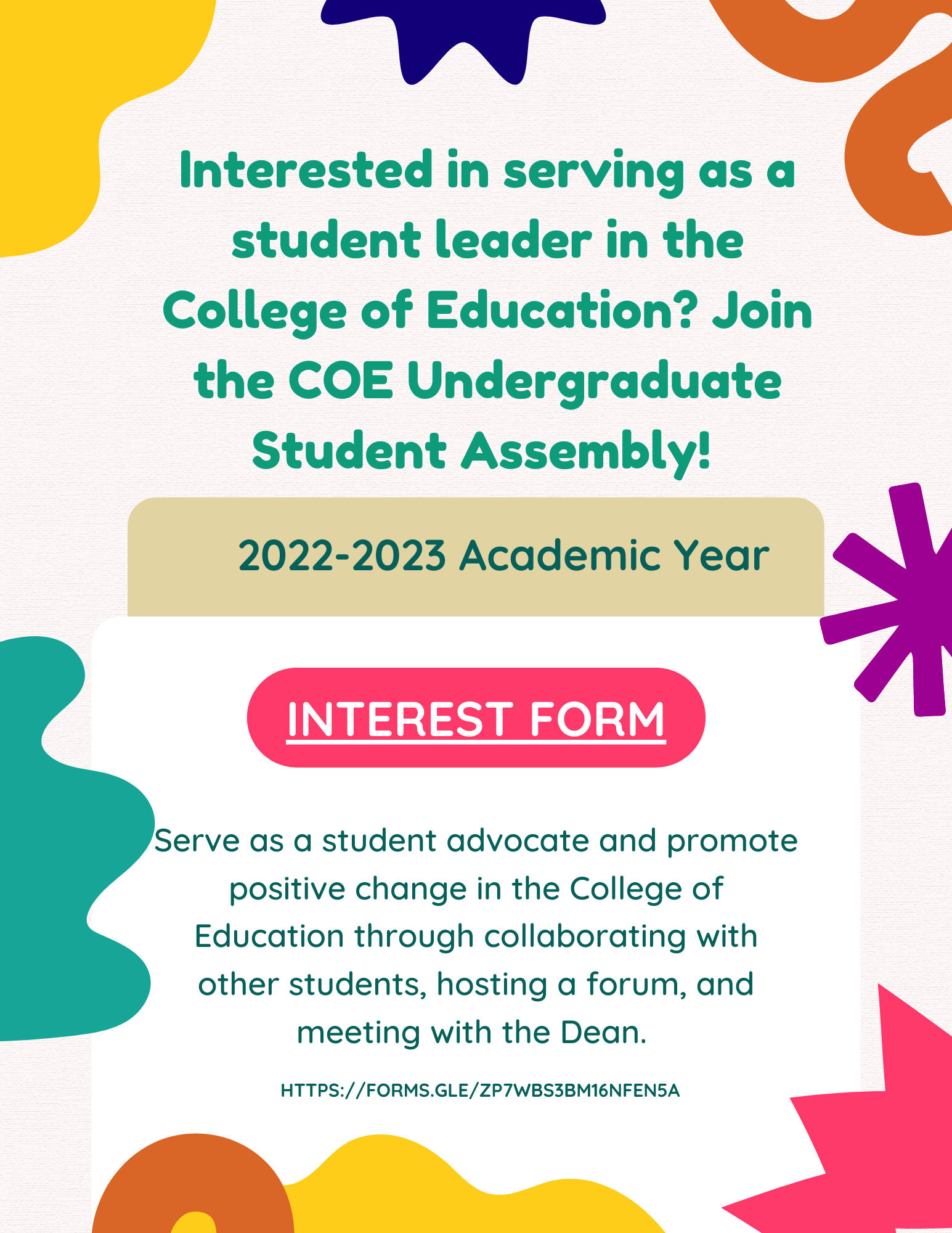 Undergraduate Student Assembly | UMD College of Education